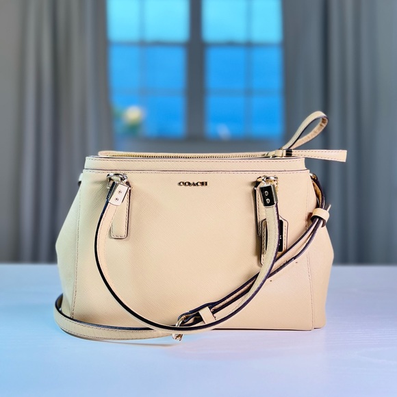 Coach | Bags | Coach Mini Christie Crossbody Carryall Light Tan | Poshmark